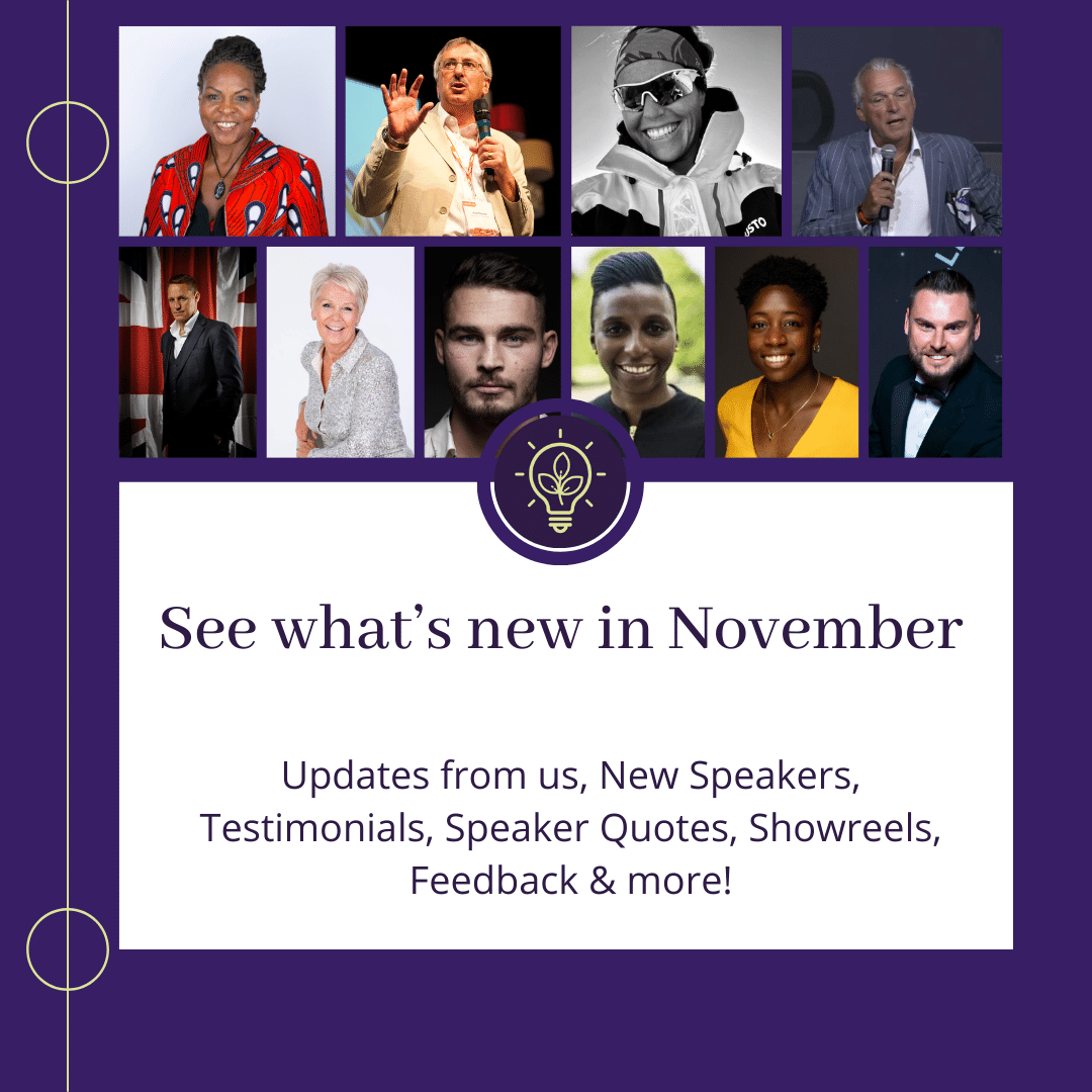 Inspirational Speakers - November 2024 - Inspirational Speakers